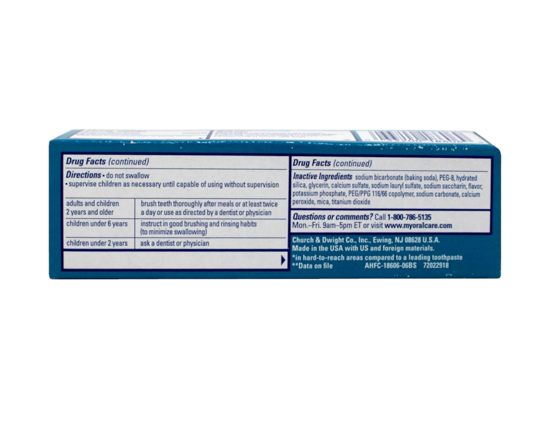 Arm & Hammer Truly Radiant Bright & Strong Whitening Toothpaste, 0.9 Ounce (Pack of 6)