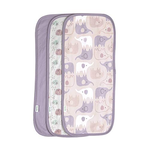 Ingenuity Easy Eater 3-Pack Soft Absorbent 100% Cotton Terry Baby Burp Cloth 19" x 8" - Grazy
