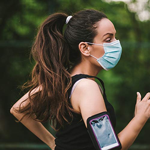 DR.MOXA 100Pcs Medical Grade Disposable Face Mask 3-Ply Latex Free, Non Woven,Soft on Skin
