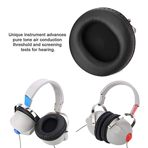 Focket Audiometer Headphone, Professional High-Sensitivity 3dB Audiometric Hearing Screening Headphone Air Conduction Audiometer Intelligent Hearing Tester, Easy to Use for School and Hospital