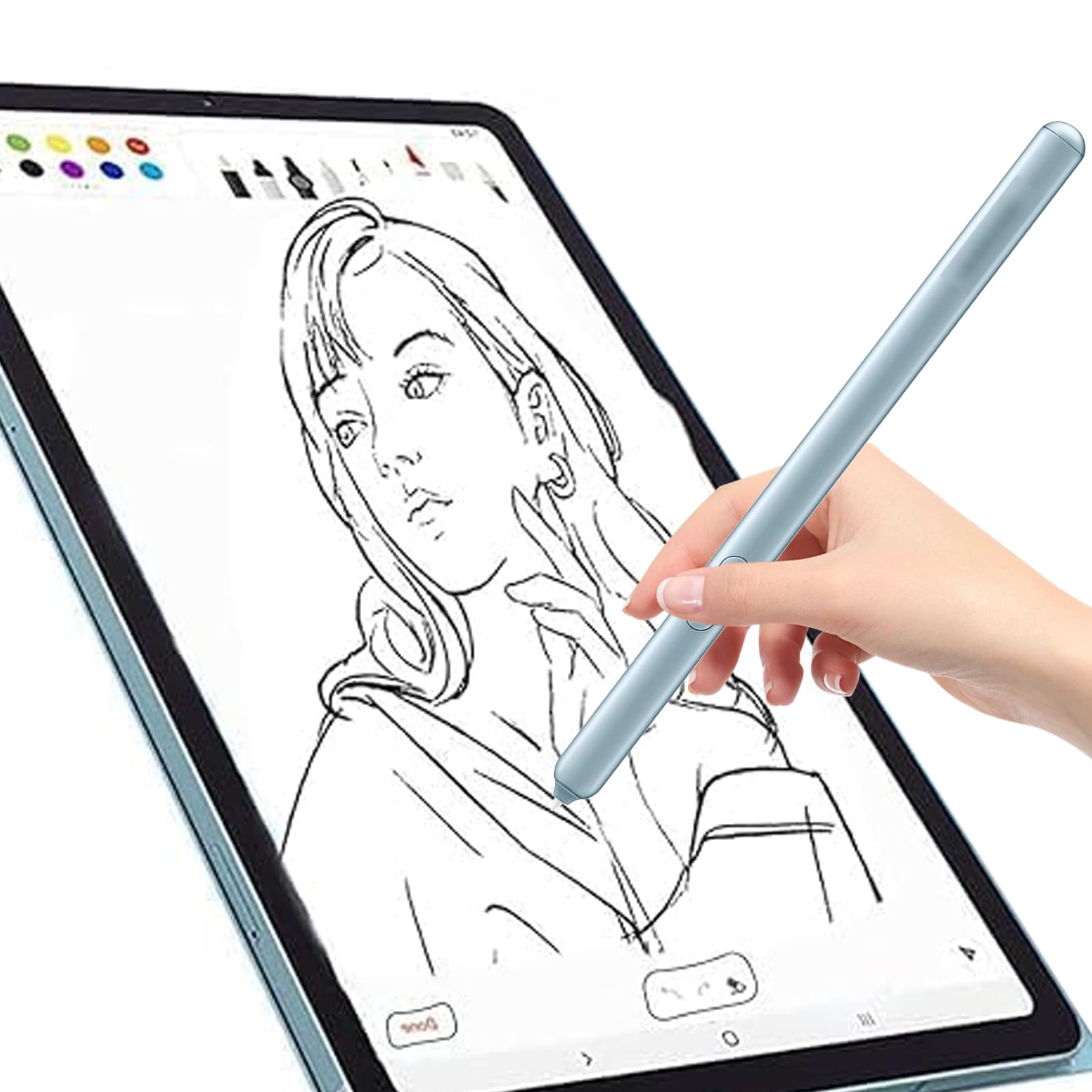Galaxy Tab S6 Stylus Pen Replacement for Samsung Galaxy Tab S6,Tab S6 Pen Replacement for Galaxy S6 Stylus Touch S Pen with Nibs +Card Needle(Cloud Blue)