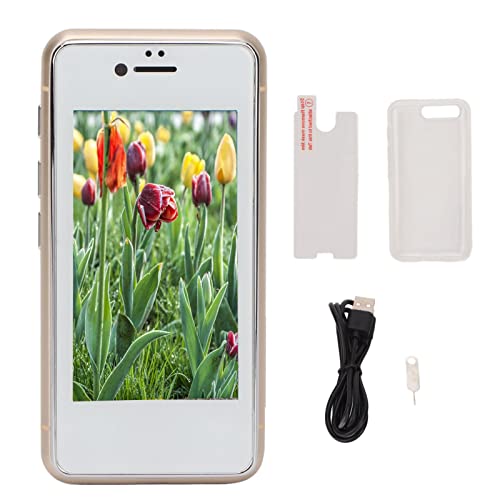 1GB 8GB Smartphone, Mini Cellphone WiFi 5MP Rear Camera 3G for Children (Gold)