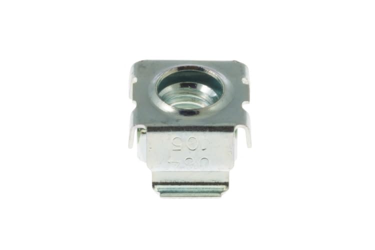 CablesAndKits Rack Mount Cage Nuts, M6, Qty 100