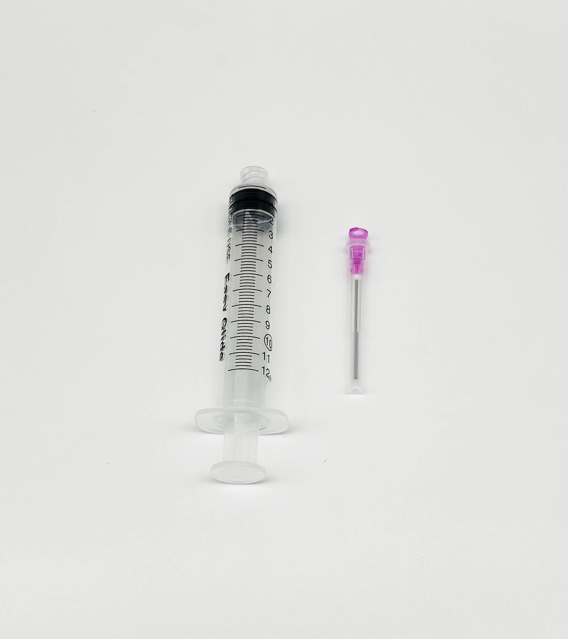 3ml Sterile Syringe 18g x 1 1/2" Blunt Tip Needles - Pack of 10 - Ideal for Accurate Dispensing, Crafting, DIY Projects, and Liquid Handling