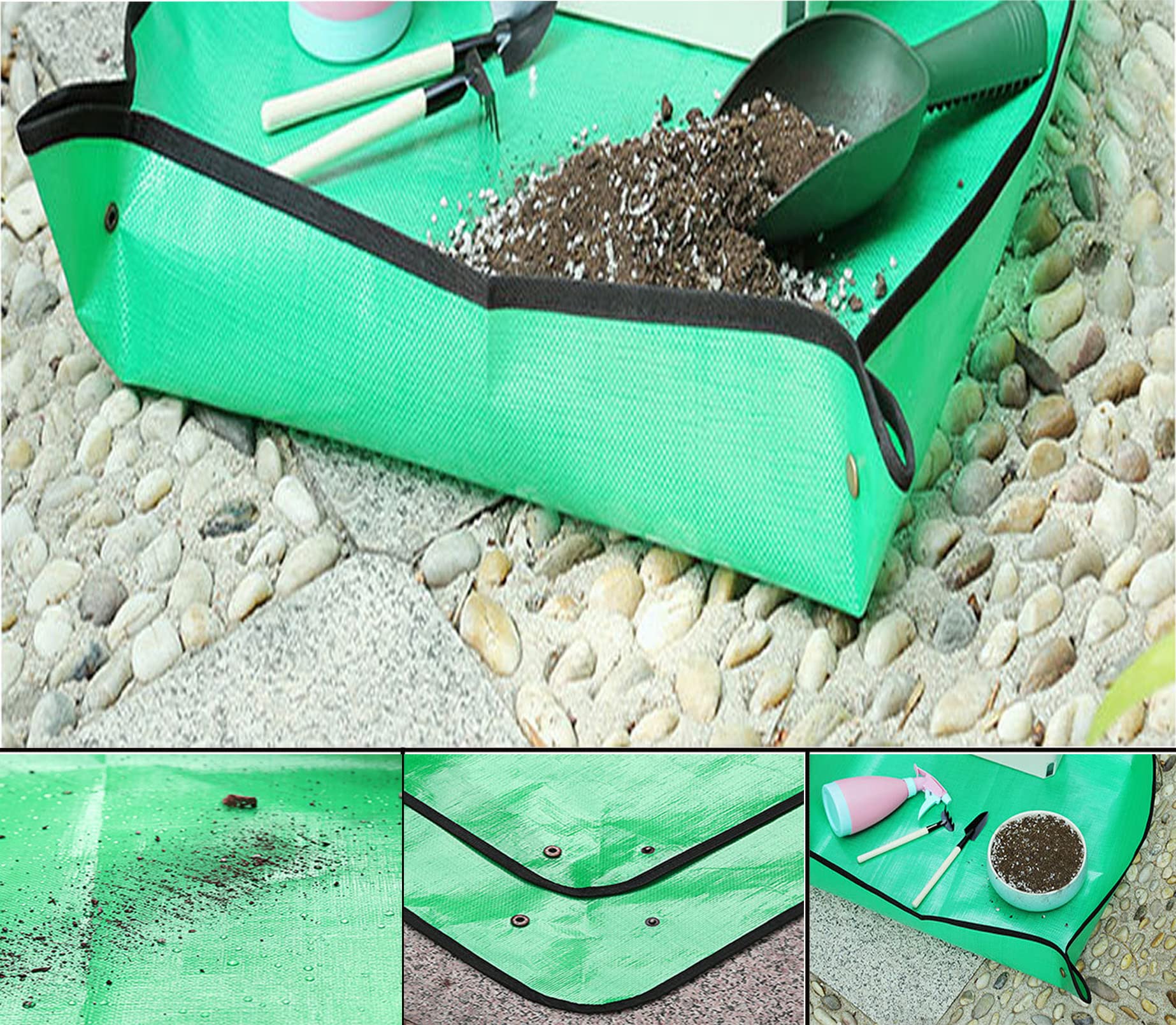 39.4" x 39.4" Large Car Windshield Cover for Ice and Snow, Portable and Foldable mat, Waterproof Mat in Outdoor