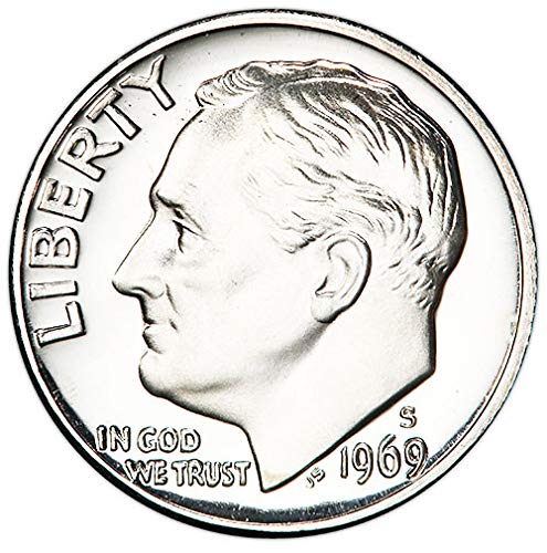 1969 S Proof Roosevelt Dime Choice Uncirculated US Mint