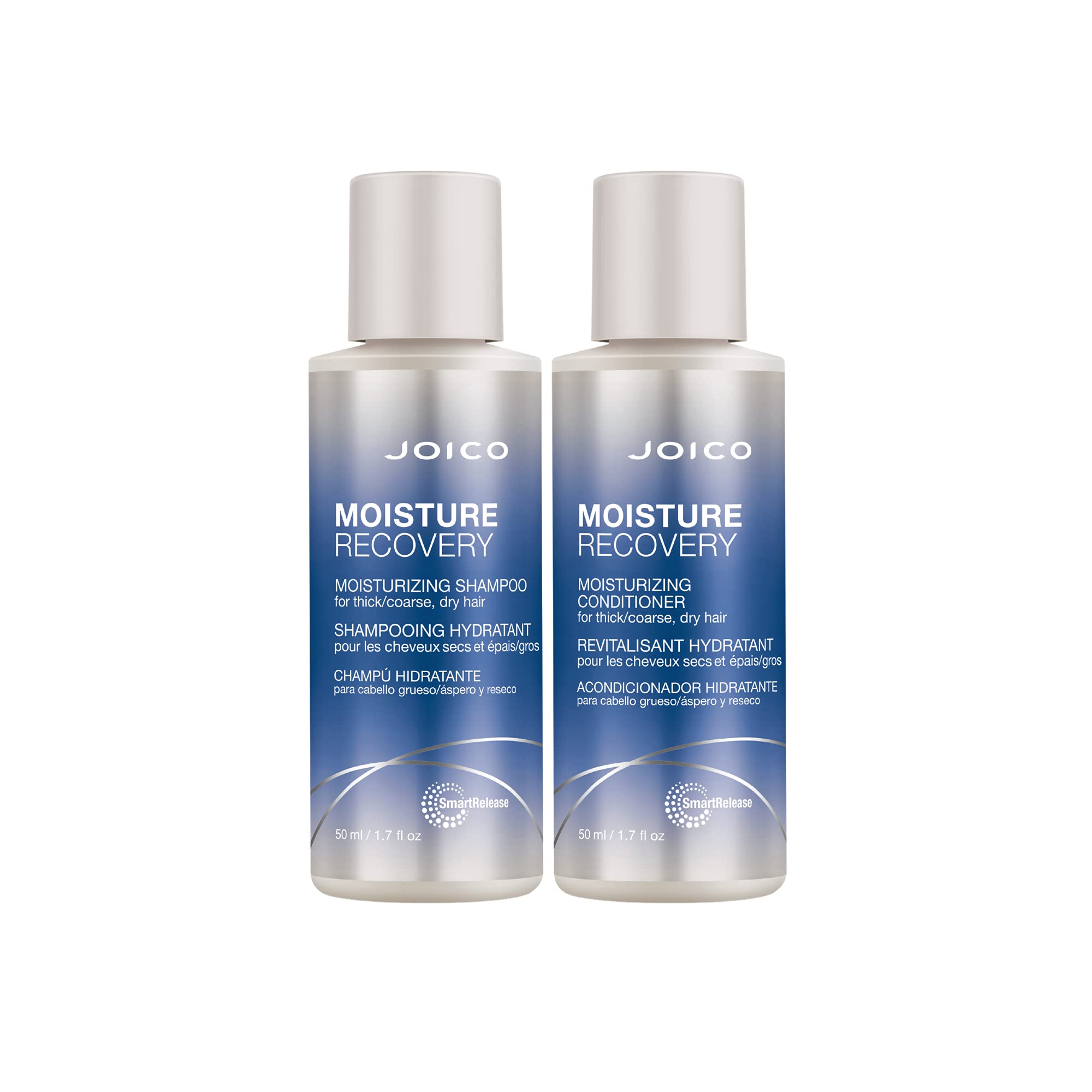 Joico Moisture Recovery Moisturizing Shampoo & Conditioner Mini Set | For Thick/Coarse/Dry Hair
