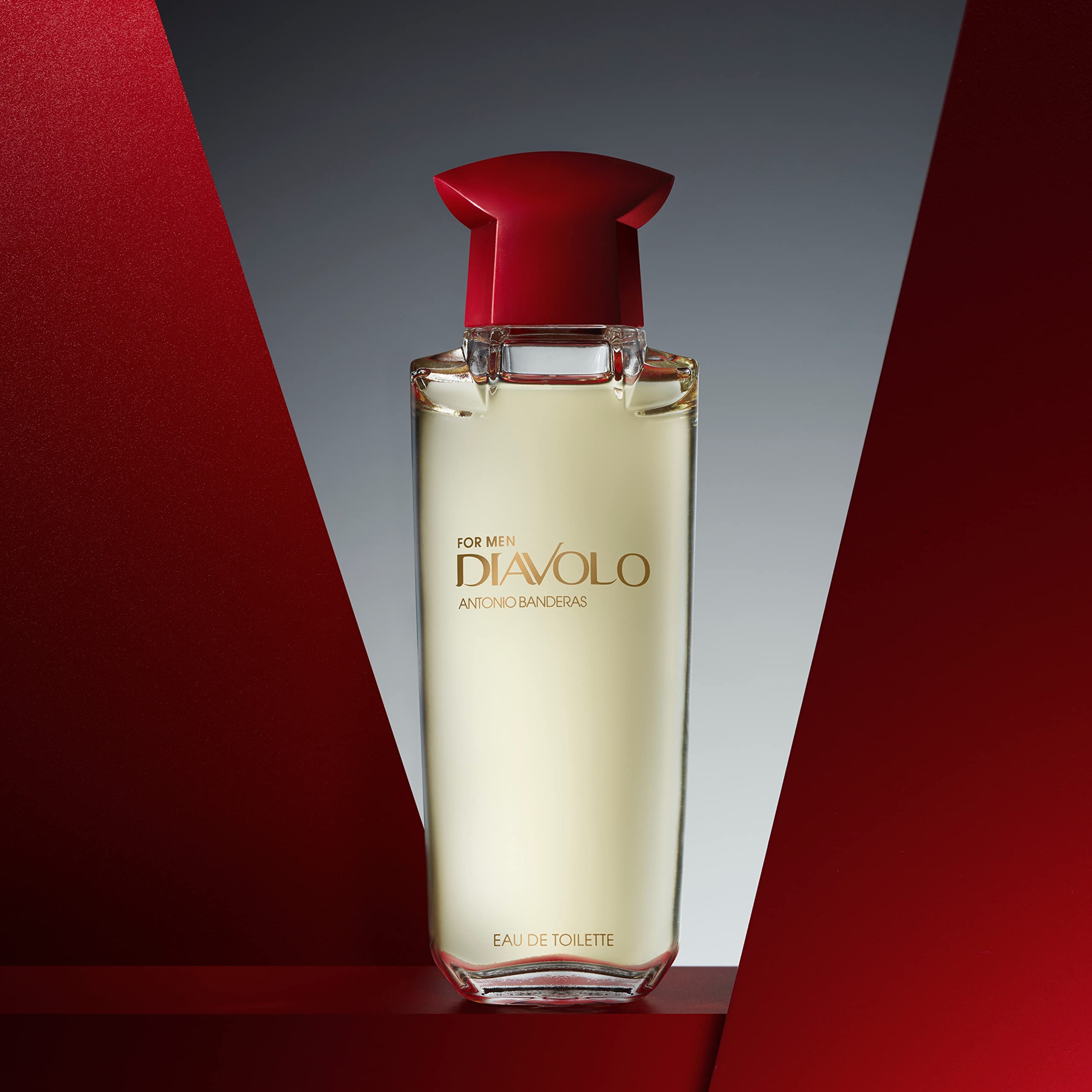 Antonio Banderas Perfumes - Diavolo - Eau de Toilette Spray for Men, Woody Leather Fragrance - 3.4 Fl Oz