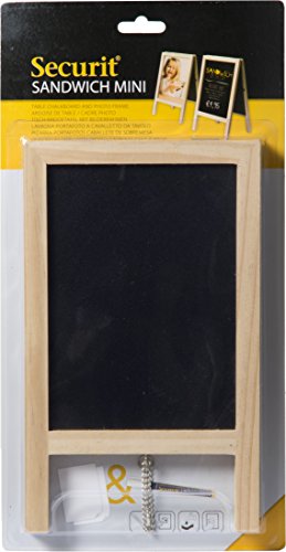 American Metalcraft SBSBMNI Mini Tabletop Sandwich Board, Plain, 1-1/4" H, 6" W, 9-3/4" L