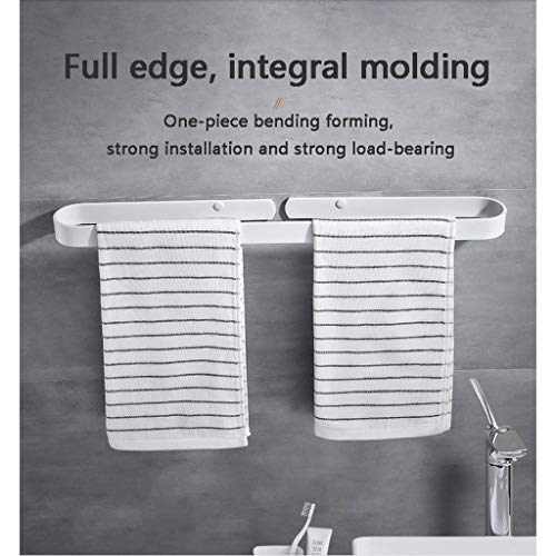 Hand Towel Bar, Bathroom Towel Holder, Kitchen Dish Cloth Hanger,Single Hole Without Holes, Strong Bearing Capacity, Space Aluminum Material, Rust-proof, Round Shape, Not Hurting Hands, Suitable For