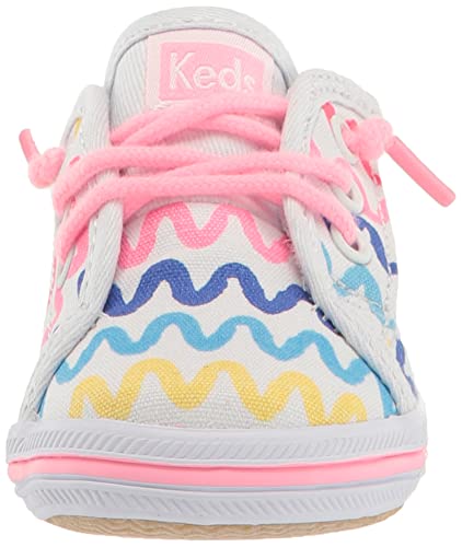 Keds Baby Kickstart Crib Sneaker, White, 4 US Unisex Infant