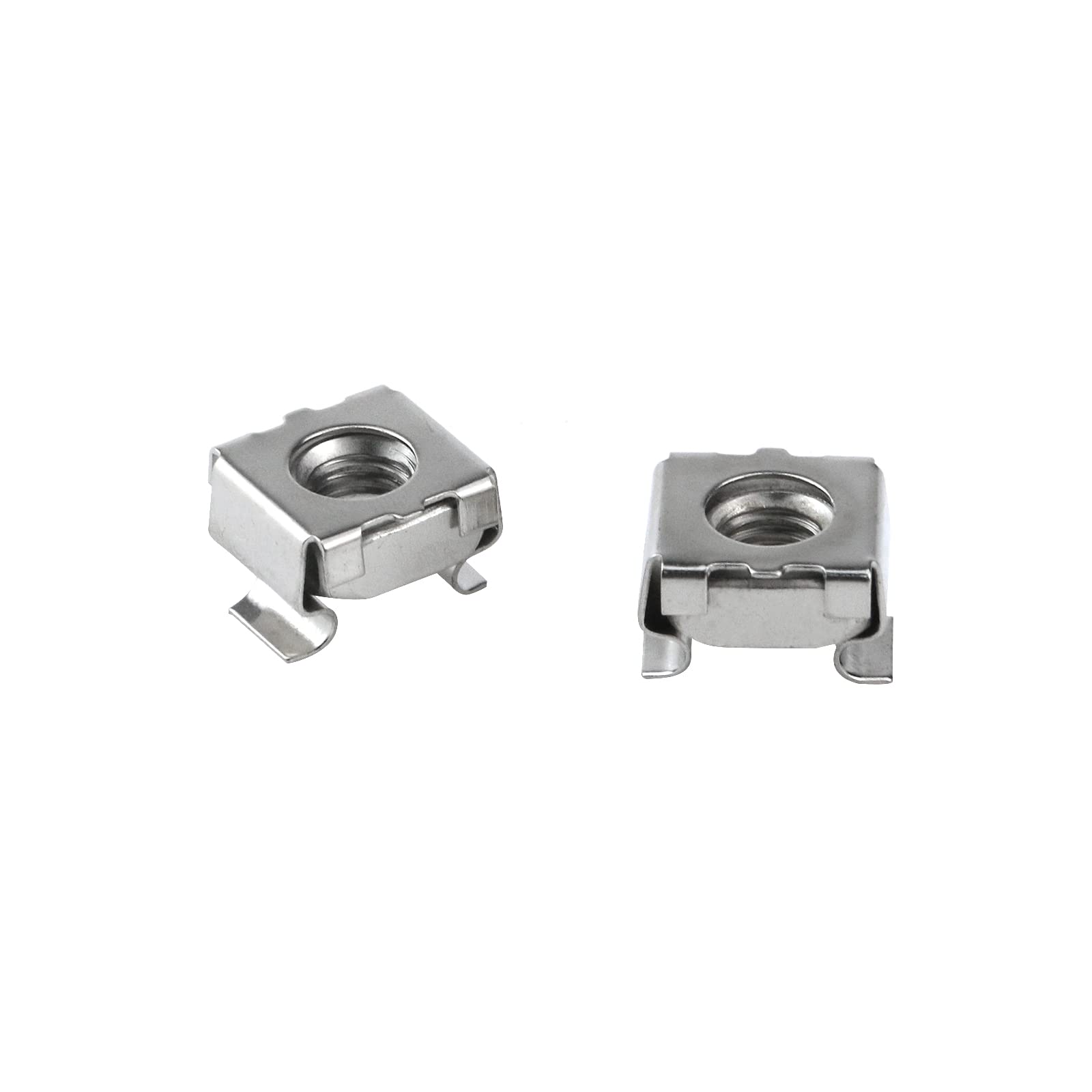 Antrader M6 Cage Nuts, M6 Mounting Cage Nuts for Server Shelves Rack & Cabinet Pack of 50
