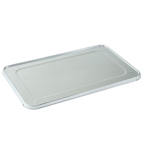 Aluminum Foil Lids for Full-Size Steam Table Pans (50 Pack) - Extra Heavy-Duty, Fits 21"x13" Pans - Lids Only
