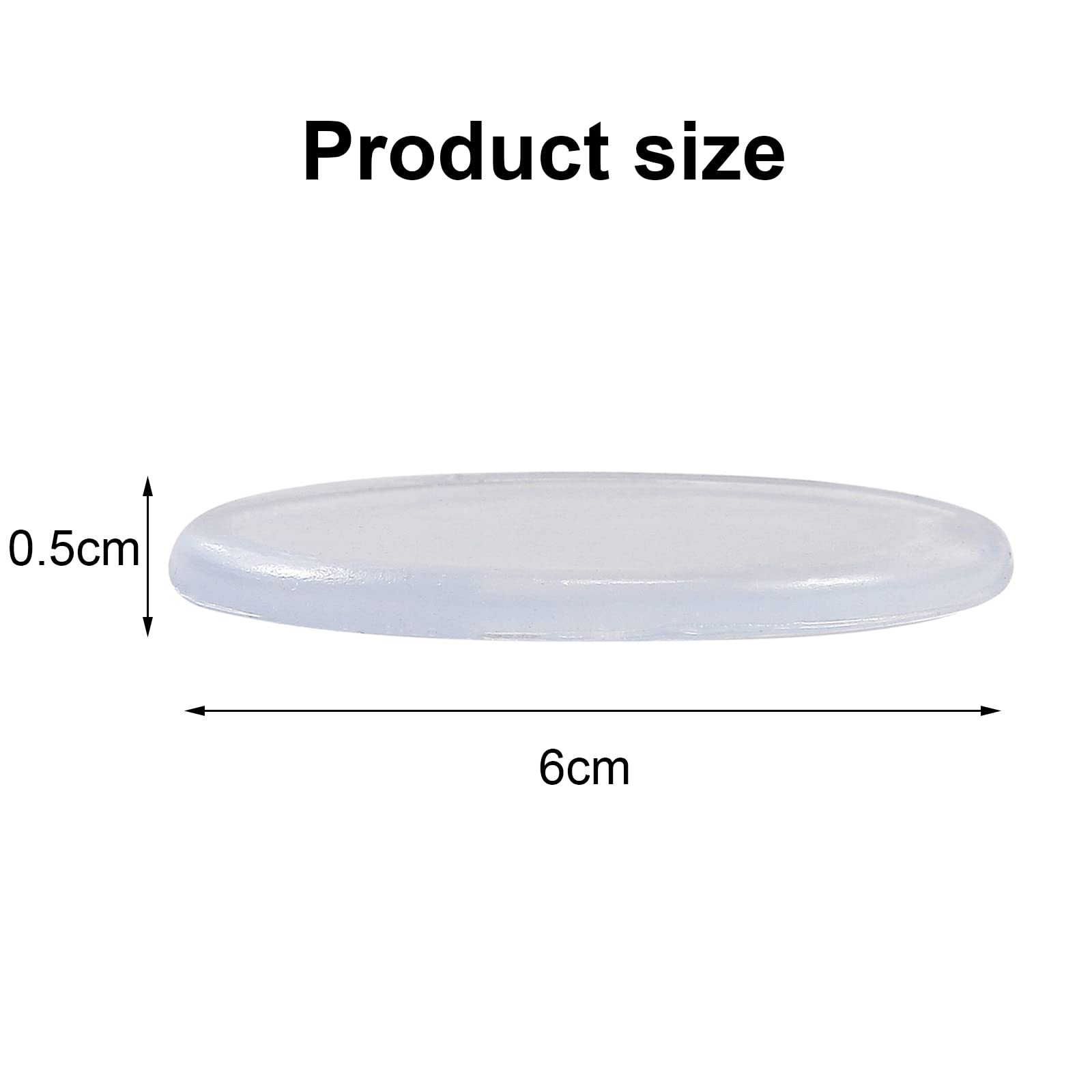 2 Pcs Ankle Gel Discs, Ankle Gel Pads for Boots, Protect and Cushion for Ice Skating, Hockey, Roller, Inline, Hiking, Riding, Ski Boots (2.4 inch)