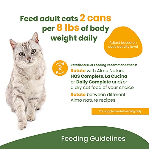Almo nature HQS Natural - Chicken Breast in Broth Grain Free Wet Canned Cat Food (24 Pack of 2.47 oz/70g Cans)