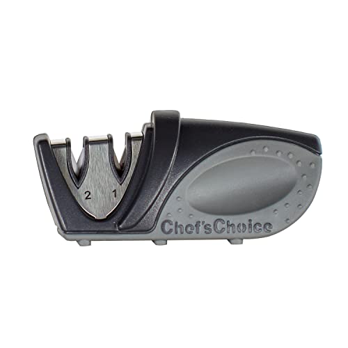 ChefsChoice 476 Compact Manual Knife Sharpener, 2-Stage, Black
