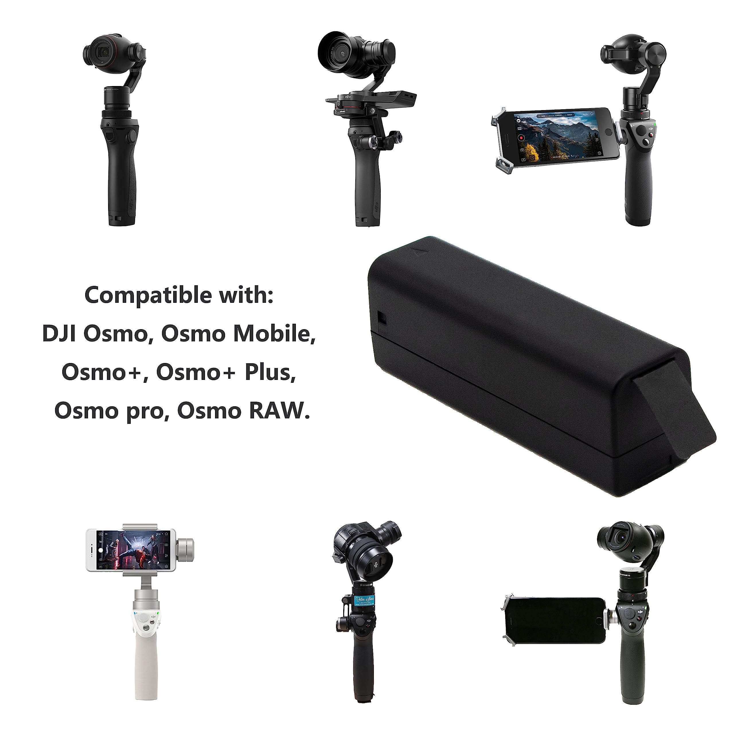 CS Cameron Sino Upgrade Part 53 Intelligent Battery Compatible with DJI Osmo,Osmo Mobile,Osmo+(Plus,Osmo pro/RAW, fits HB01-522365 HB02-542465