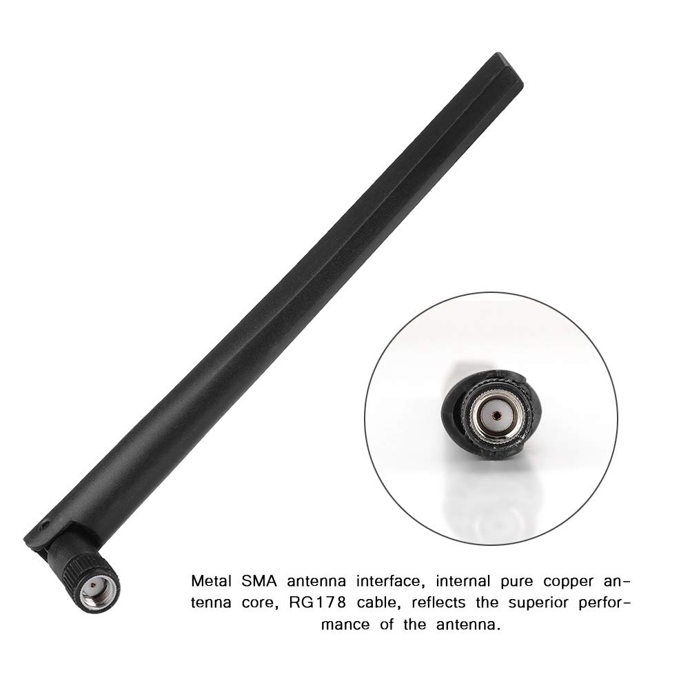 3PCS Network Card Router Antenna, 2.4G/5G Dualband 5dbi SMA Antenna for RT-AC68u AC66U