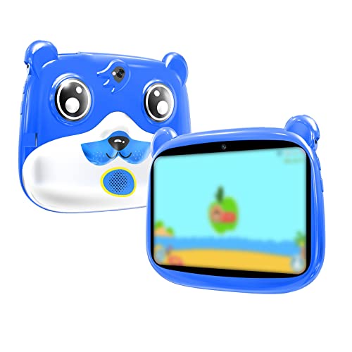 2022 New Android 5.1 Tablet 7 Inch, 2gb Ram 16gb Storage, 0.3mp+2mp Dual Camera,1280x800 IPS Hd Display Screen, Wi-fi Bluetooth 3000mah,Best for Boys and Girls (Blue)