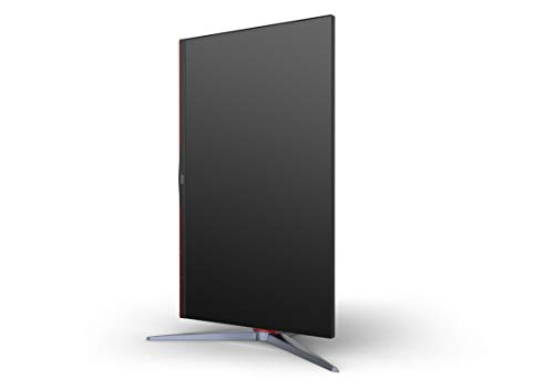 AOC 27G2 27" Frameless Gaming IPS Monitor, FHD 1080P, 1ms 144Hz, NVIDIA G-SYNC Compatible + Adaptive-Sync, Height Adjustable, 3-Year Zero Dead Pixel Guarantee, Black/Red