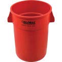 Global Industrial 44 Gallon Garbage Can, Red
