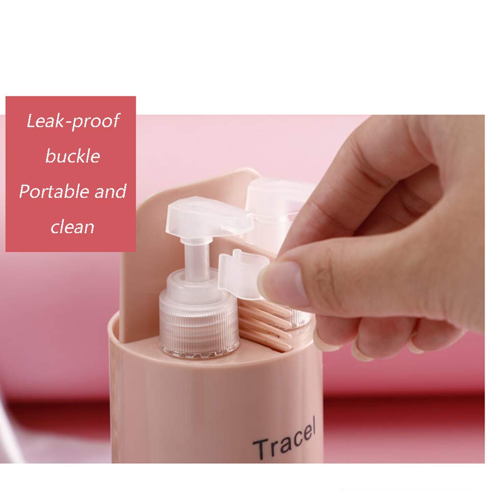 Household items Travel mouthwash Cup Set, Outdoor Toothbrush Storage Box, Portable wash Cup Set, Durable Travel wash Cup, Pink