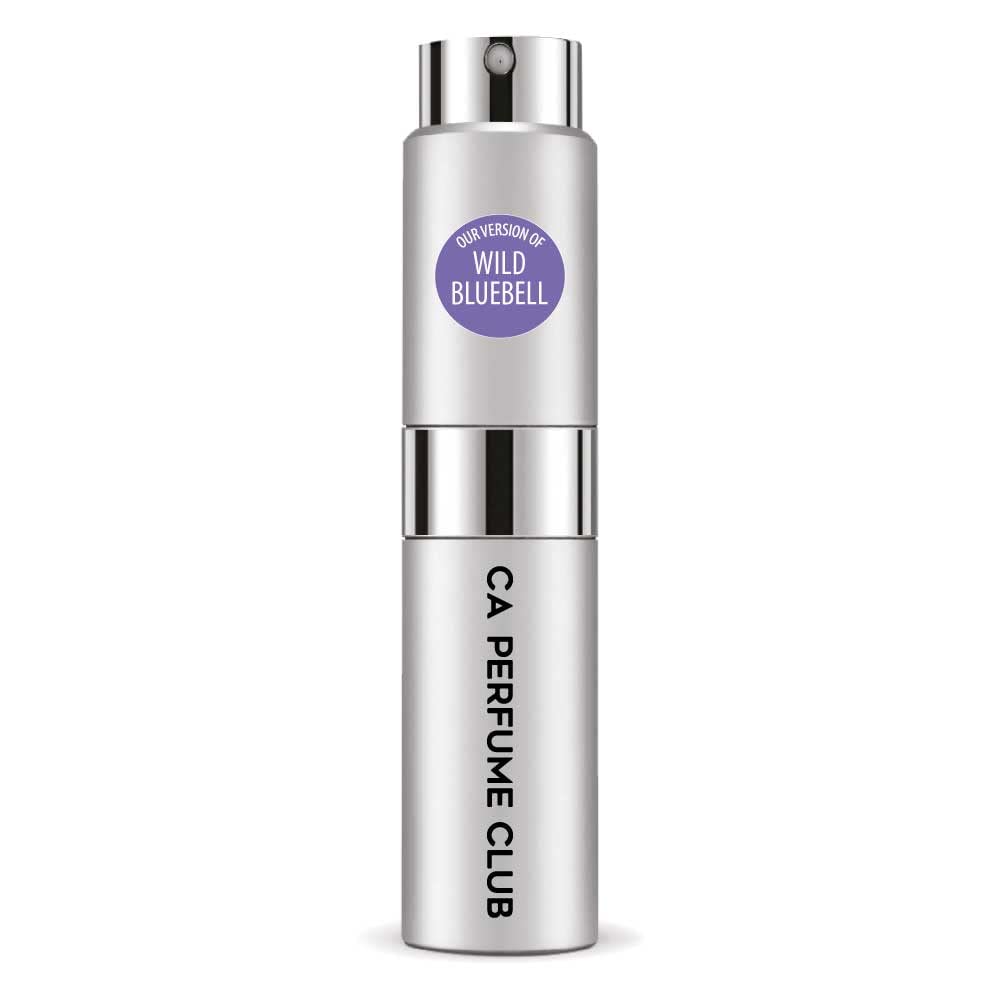 CA Perfume Impression of J. Mlon Wild Bluebell For Women & Men Replica Version Fragrance Dupes Concentrated Long Lasting Eau de Parfum Spray Refillable Atomizer Bottle 0.27 Fl Oz/ 8ml