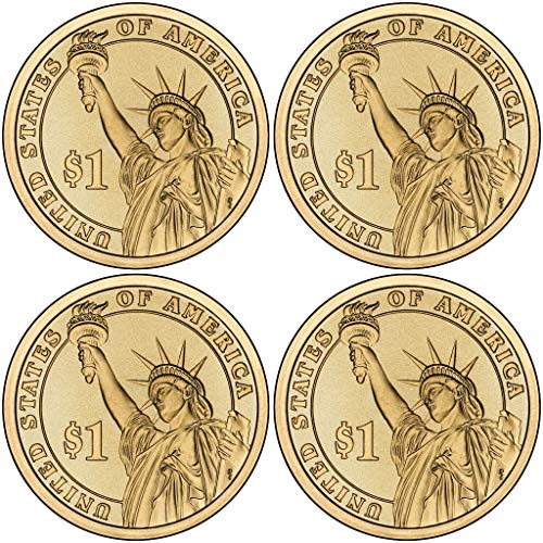 2007 P, D 2007-2020 Presidential Dollars 80 Coin Set in Full Color Littleton Coin Folder Dollar Set Uncirculated
