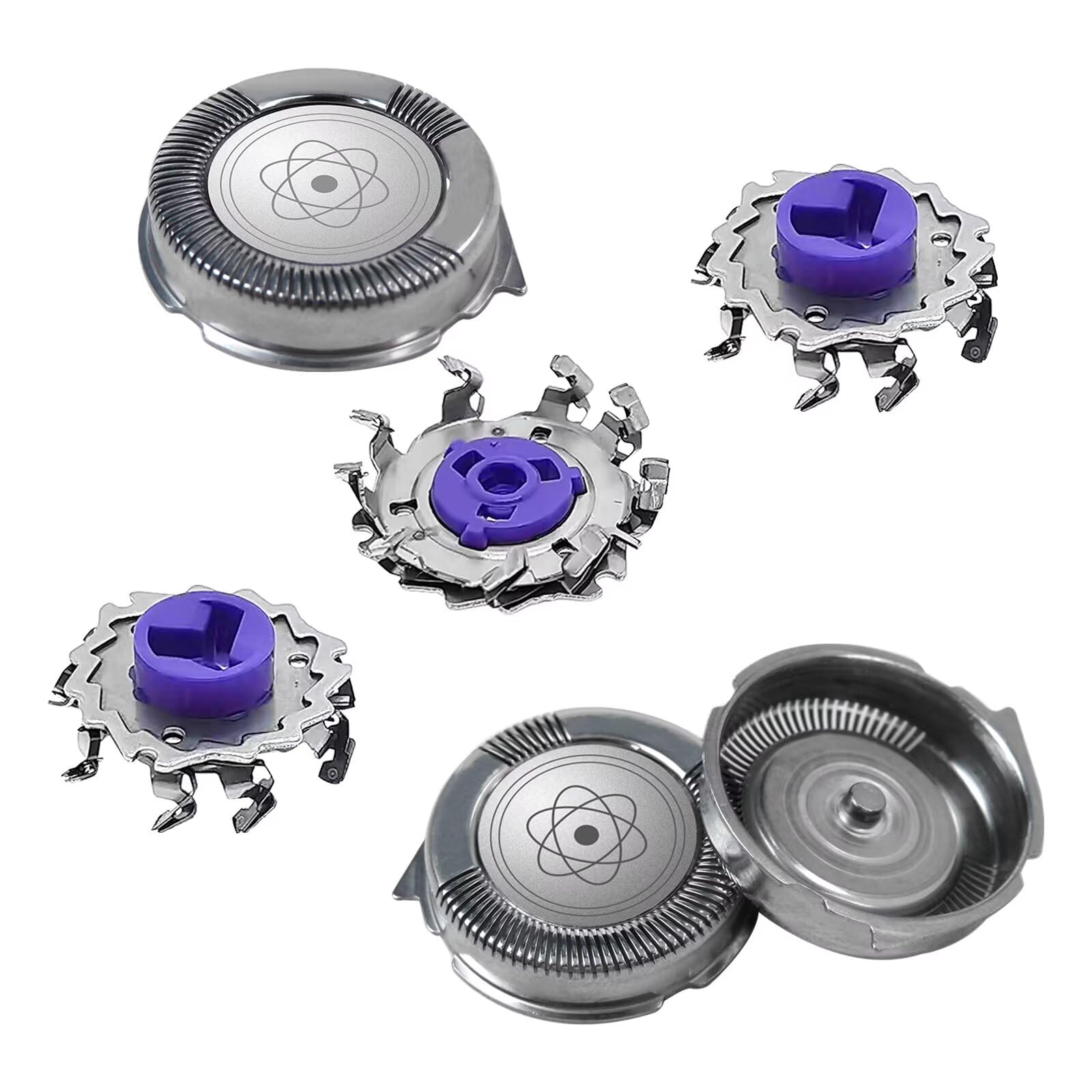 3X HQ8 Replacement Shaver Heads for Philips Norelco Series 7100, 7200, 7300, 7700, 7800, 8800, PT/AT700, PT/AT800 & Aquatec Electric Shavers