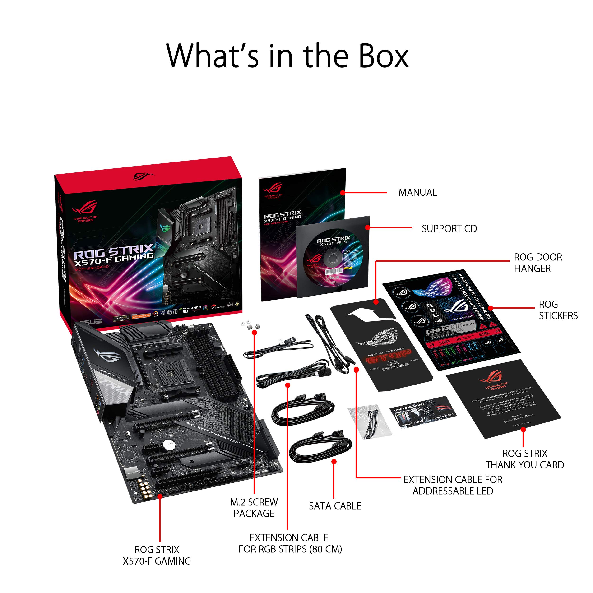 Asus ROG Strix Gaming AM4 AMD X570 ATX DDR4-SDRAM Motherboard