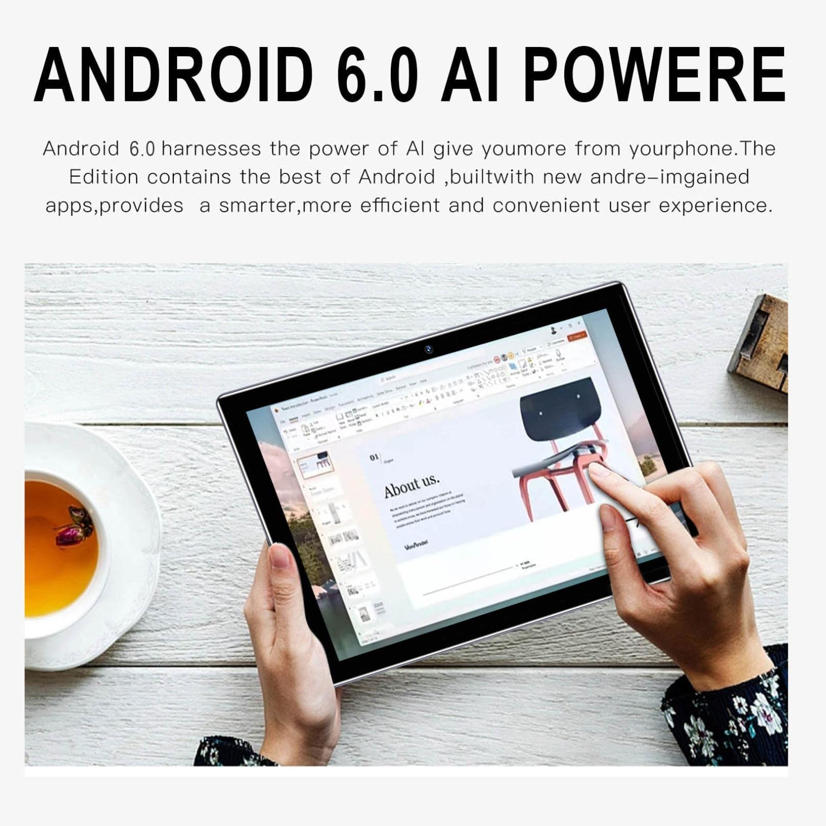 2022 New 8 Inch Android 6.0 Tablet 2.5d Octa Core 1g + 16g Android 6.0,Eye Protection,Dual Sim Dual Camera Phone Pad WiFi GPS Phablet Tablet Pc Us Plug,Best Gifts for Kids (Black)