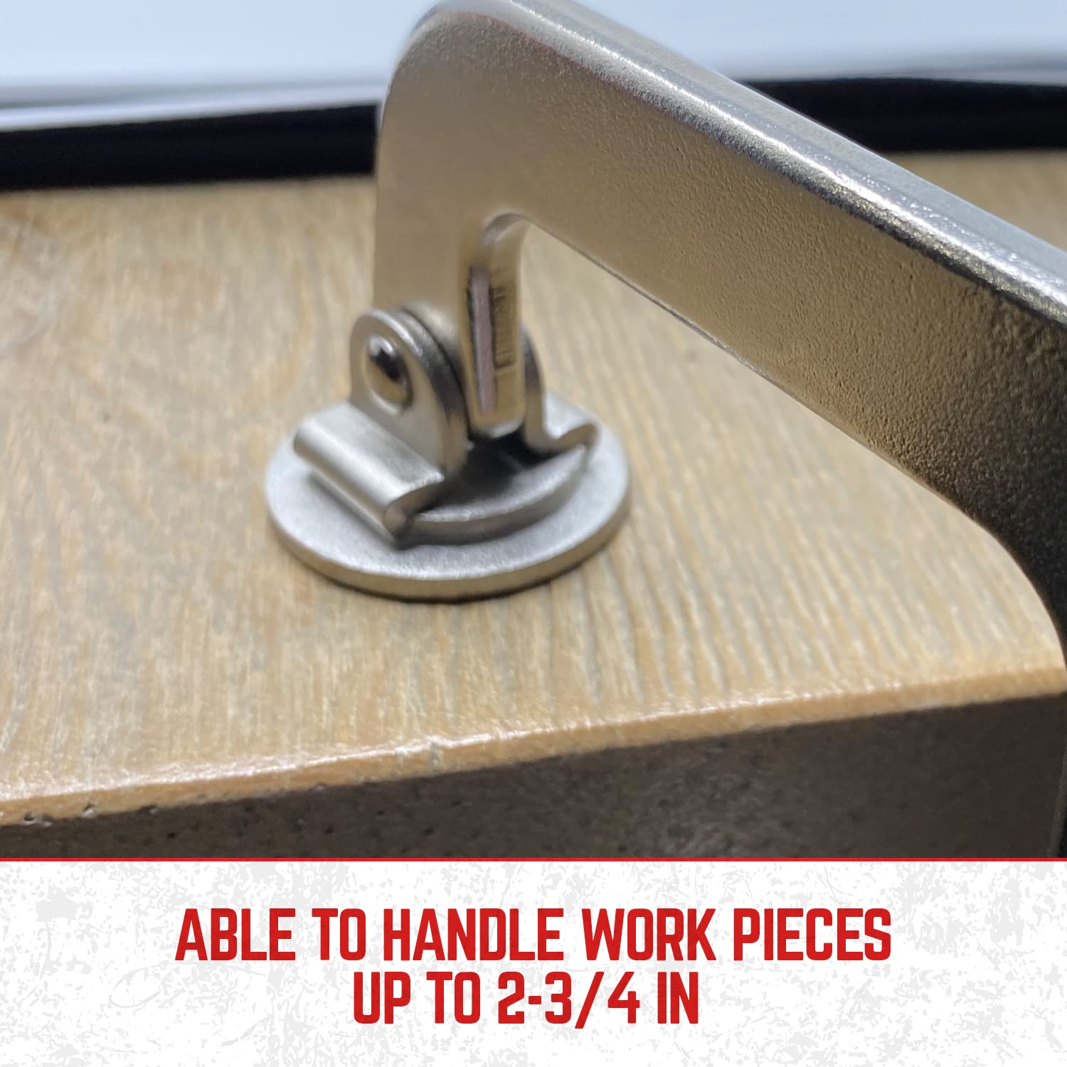 3" Metal Face Clamp Woodworking - (Pack of 2) Heavy Duty C-Type Wood Clamps Clamping Tools with Ergonomic Grip for DIY, Pocket Hole Joinery, Cabinetry, Welding, Carpentry