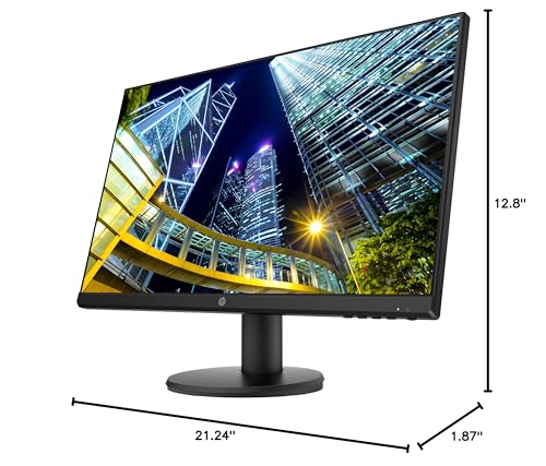 HP P24v G4 24 Inch FHD IPS LED-Backlit LCD Monitor Bundle with HDMI, Blue Light Filter, MK270 Wireless Keyboard and Mouse Combo, Gel Pad