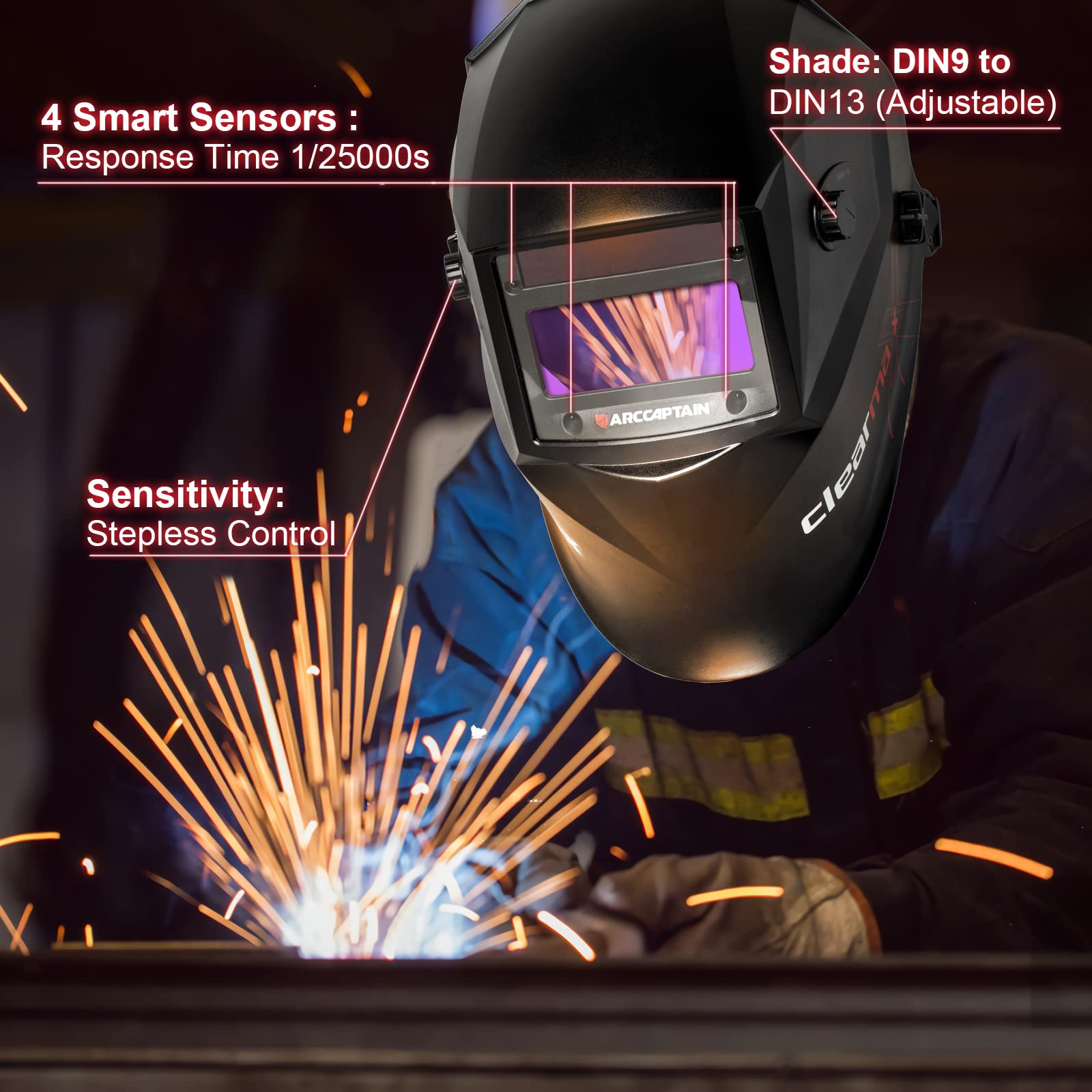 200A Welding Machine & Welding Helmet