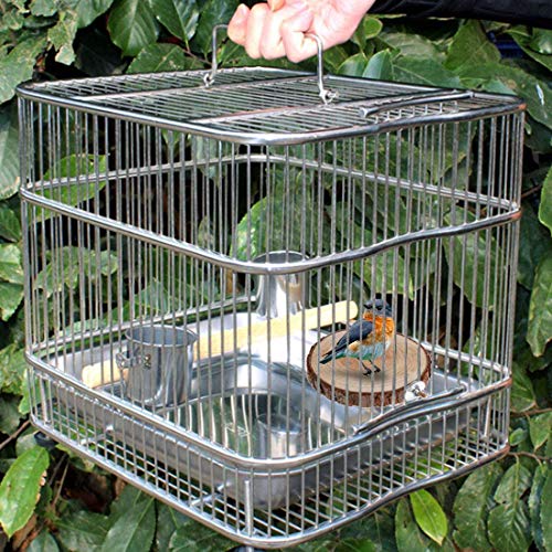 LOVEIFE 3 Pack Bird Perch, Round Wooden Platform Parrot Toys Bird Cage Accessories (Style1)