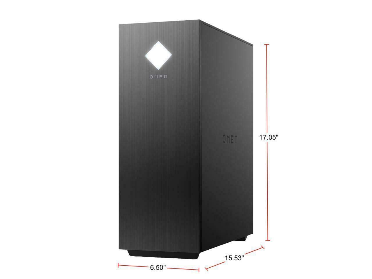 OMEN 25L Gaming Desktop PC, 10th Core i7-10700F Processor 8 Cores up to 4.8 GHz, NVIDIA GeForce RTX 2070 Graphics (64GB DDR4 RAM | 2TB GB PCIe SSD | 2 TB HDD) Windows 10 Pro Bundle JTD Mouse Pad