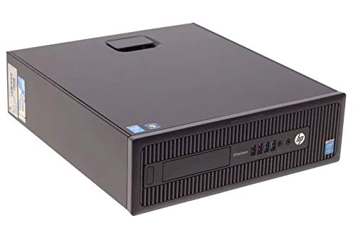 HP 800 G2 SFF Computer Desktop PC, Intel Core i5-6500 3.2GHz Processor, 8GB Ram, 128GB M.2 SSD, 1TB HDD, Wireless Keyboard & Mouse, WiFi | Bluetooth, New Dual 19 Monitor, Windows 10 Pro (Renewed)