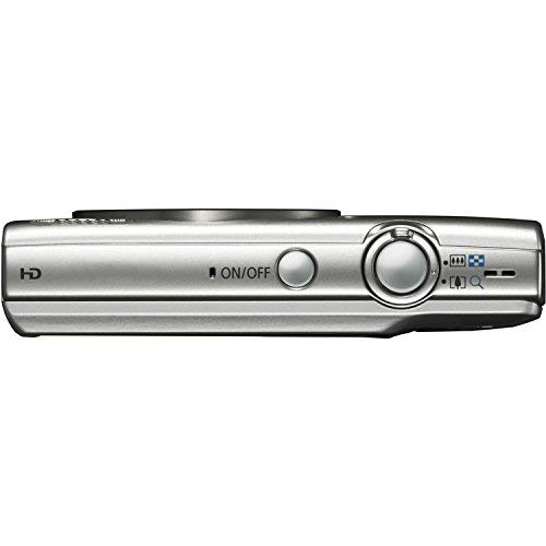 Canon PowerShot ELPH 180 Digital Camera (Silver) with 32GB Memory + Case (Renewed)