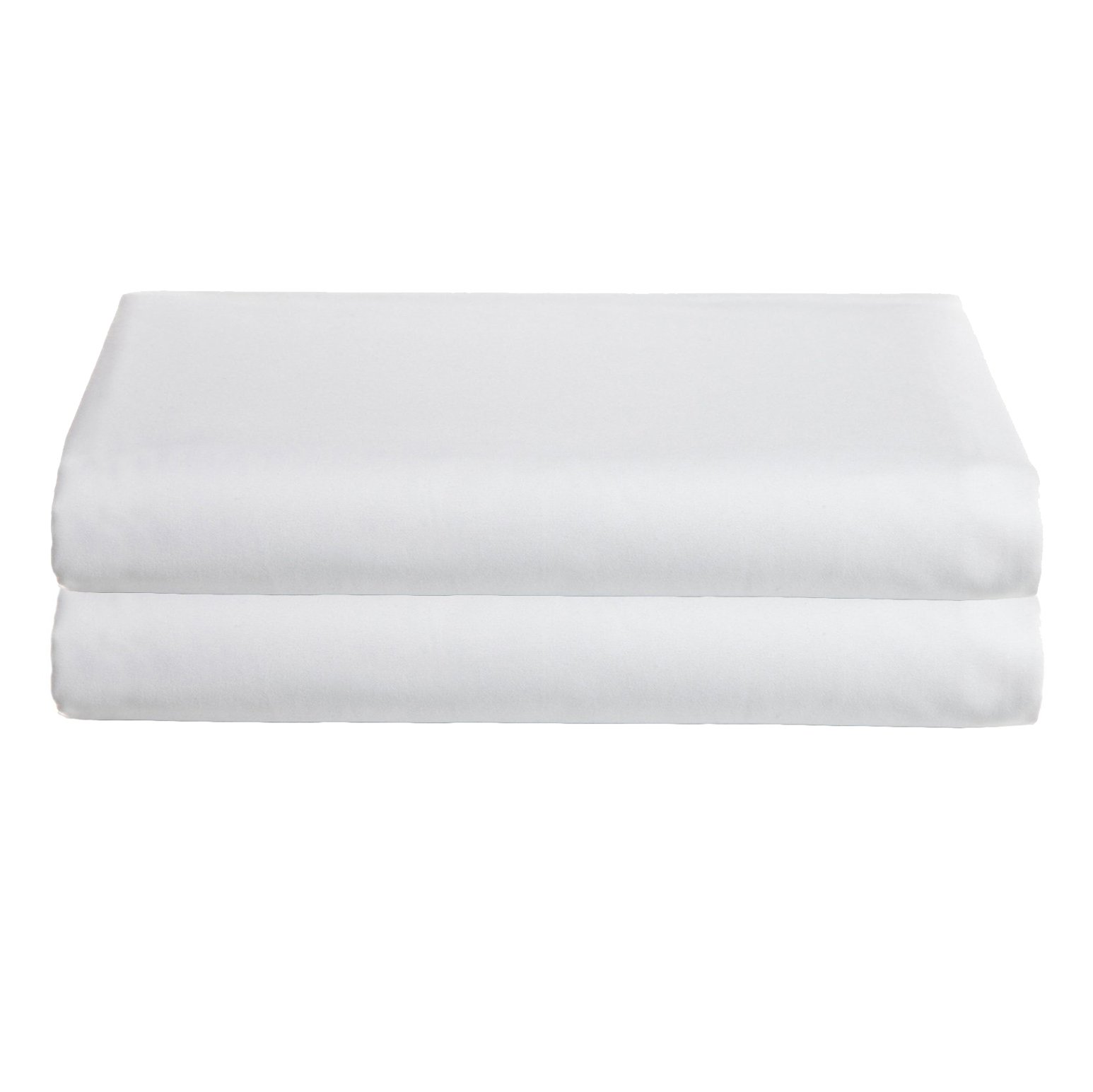 Babydoll Bedding Set of 2 Bassinet Sheets, White, 15" x 30"