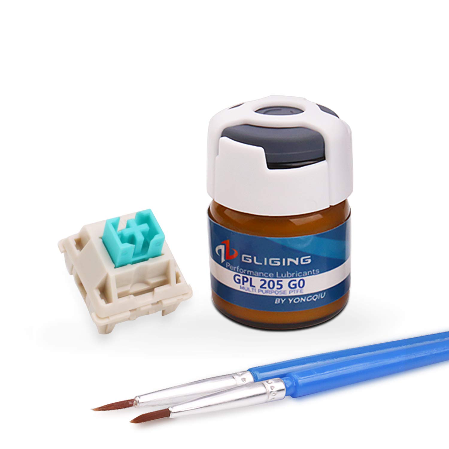 Gliging Switches Lube 0.35 oz Grease Oil GPL 205 G0 Mechanical Keyboard Keycaps Lubricant Lubes Stabilizer Lubricating