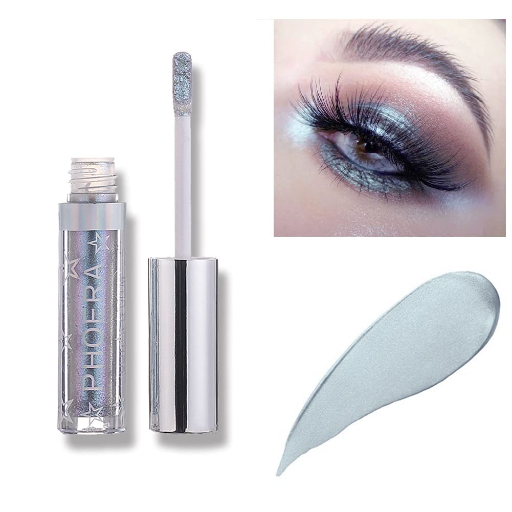 Glitter Eyeshadow,Makeup For Eyes Liquid Shimmer Sparkle Glow Light Colors Pencil Stick Shiny Long Lasting Waterproof Shining Eye Shadow Sets Metallic Pigments Metals Gloss Sparkling Pen Kit (A111)