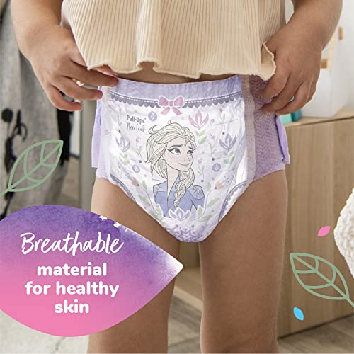 Pull-Ups New Leaf Girls' Disney Frozen Potty Training Pants, 4T-5T (38-50 lbs), 99 Ct (3 packs of 33), Packaging May Vary