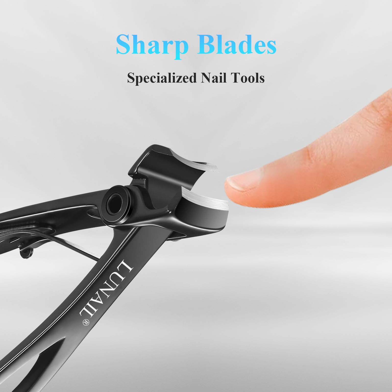 16mm Wide Jaw Opening Nail Clipper for Thick Nails and Ingrown Toenails, Nails Clipper for Men and Women, Seniors and Adults.
