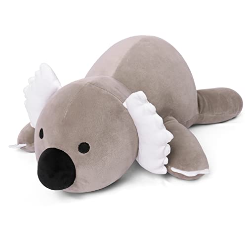 24" 4.2lbs Koala Weighted Stuffed Animals,Cute Cuddle Plushie Toy Weighted Koala Plush Throw Pillow for Children Kids Adults(Koala)
