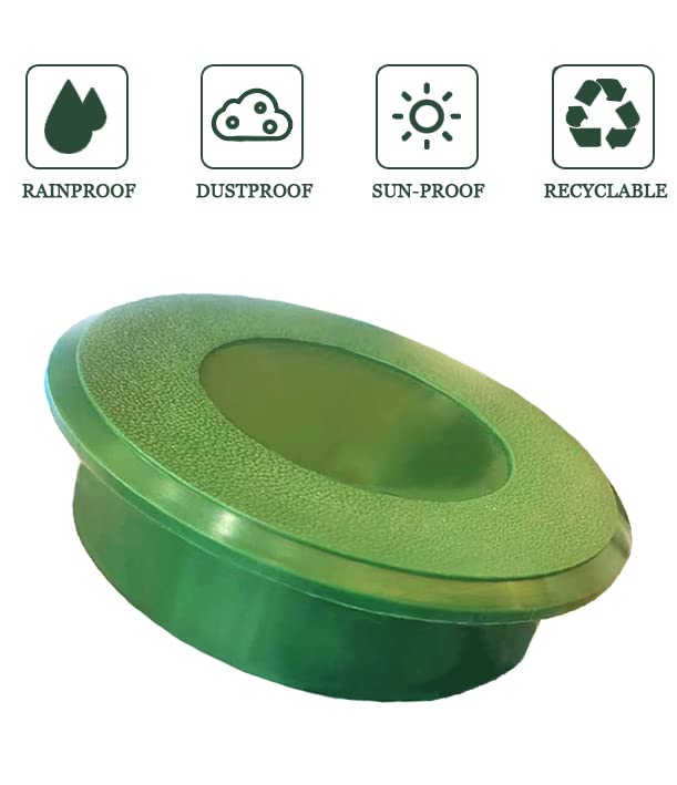 2 Pcs Putting Green Accessories for Practice Putting, 4 Inch Deep Golf Cup and Golf Cup Cover (4" 2Pcs)