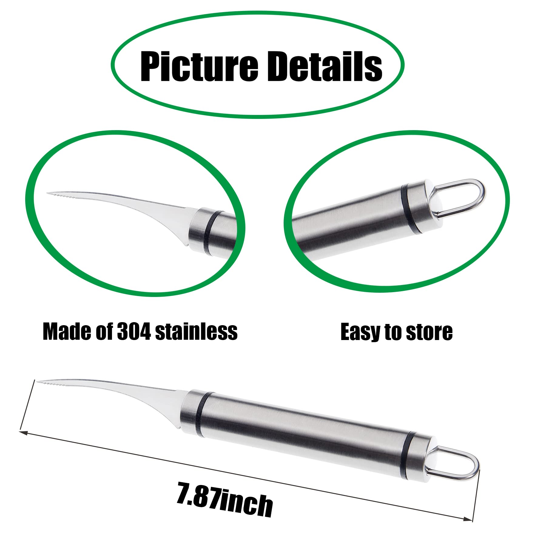 2 Pcs Shrimp Deveiner Tool Shrimp Cleaner, Shrimp Knife ShrimpThread Knife Shrimp Deveining Tool,Shrimp Peeler Set, Toad Fish Shrimp Cleaner Shrimp Peeler.