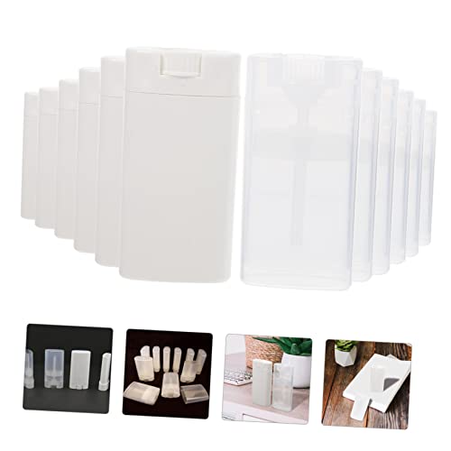 24 pcs Empty Bulk Deodorant for Container Containers Lotion Lip Etc Cosmetic Sub Oval Homemade Bottles Oil Bottle Cream Refillable
