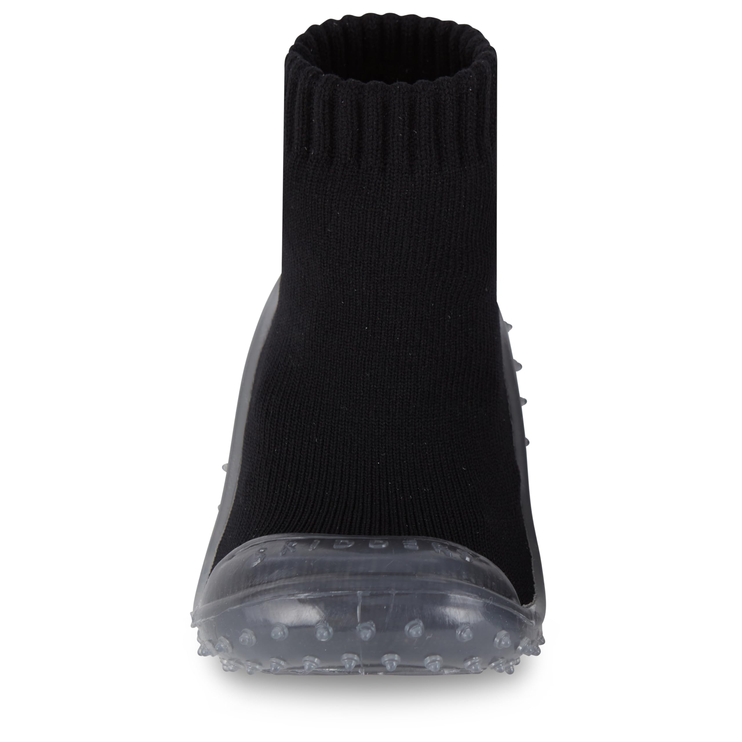 Baby Boys Slippers - Baby First Walking Non Skid Slipper Socks - Premium & Comfortable Toddler House Slippers, Kids Essentials - Black - 12 Months Infant