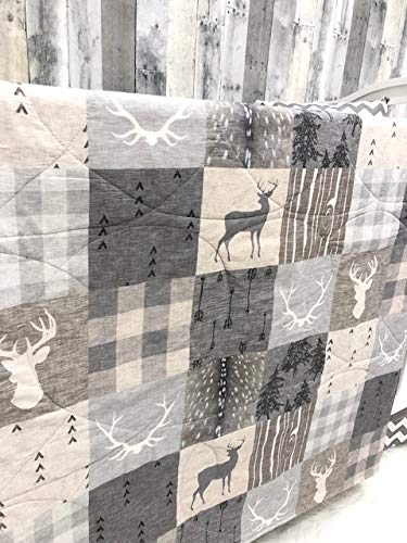 Baby Chevron, Baby Bedding, Hunting, Antlers, Woodlands, Buck, Crib Bedding, Nursery Room, Babylooms