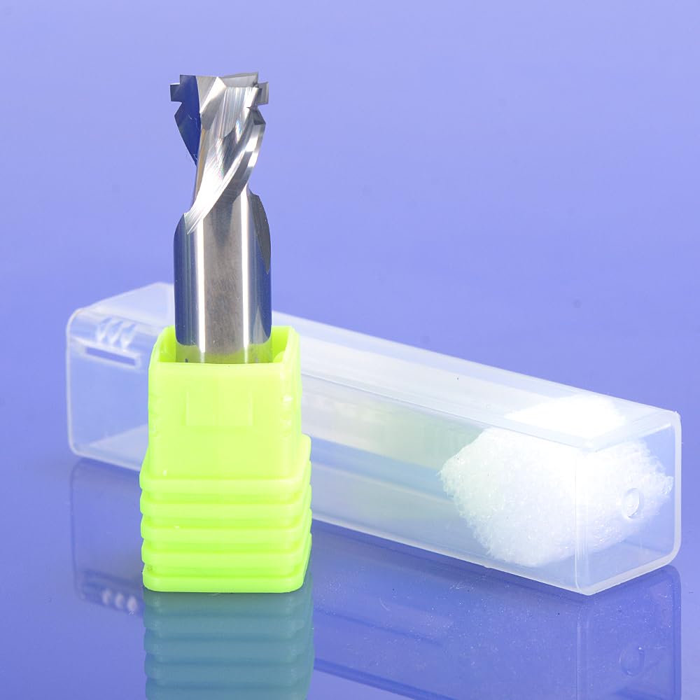 1Pcs CNC Router Bits Engraving Cutter 6mm/8mm Neon Light Strip Slotting Bits Tungsten Carbide Steel End Mill Neon LED Lights Slotting Milling Cutter for Polystyrene Acrylic (6-6D-4.2)